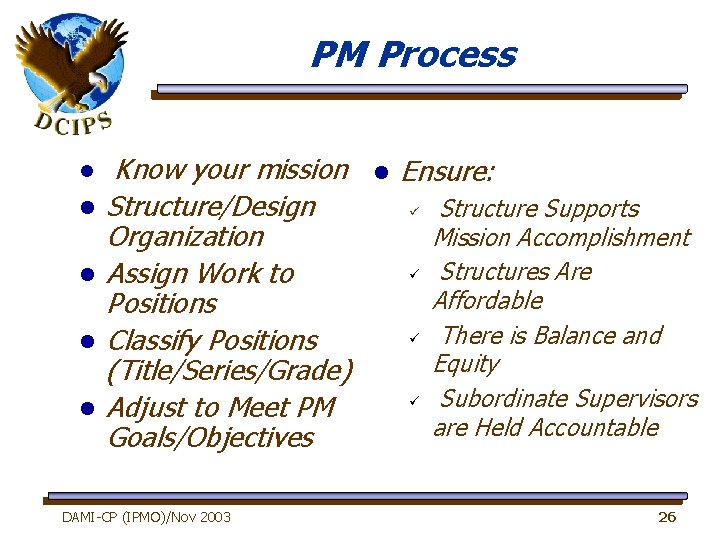 Defense Civilian Intelligence Personnel System Basics Career Management