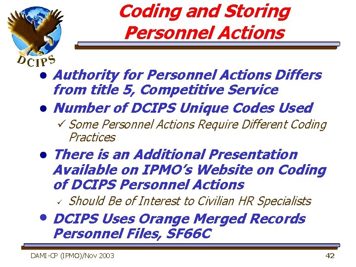 Defense Civilian Intelligence Personnel System Basics Career Management