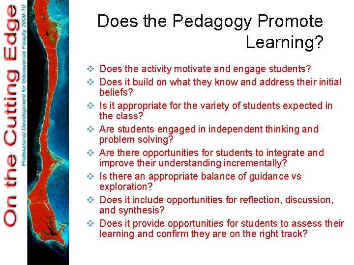 What Makes a Good Teaching Activity Best Practices