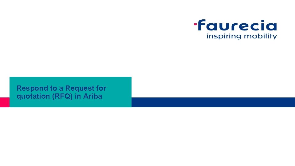 How to respond to a Request for quotation