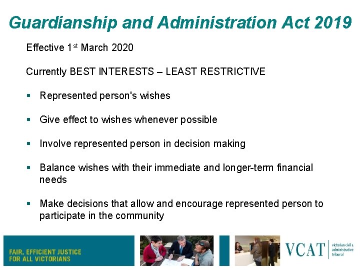 Role of VCAT Member Rodney Page The Victorian