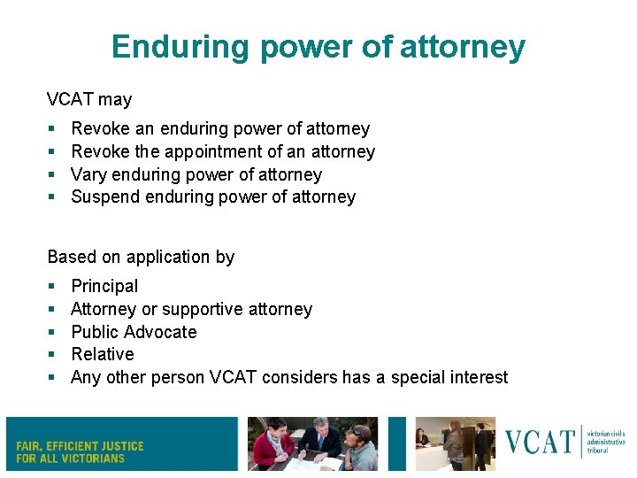 Role of VCAT Member Rodney Page The Victorian