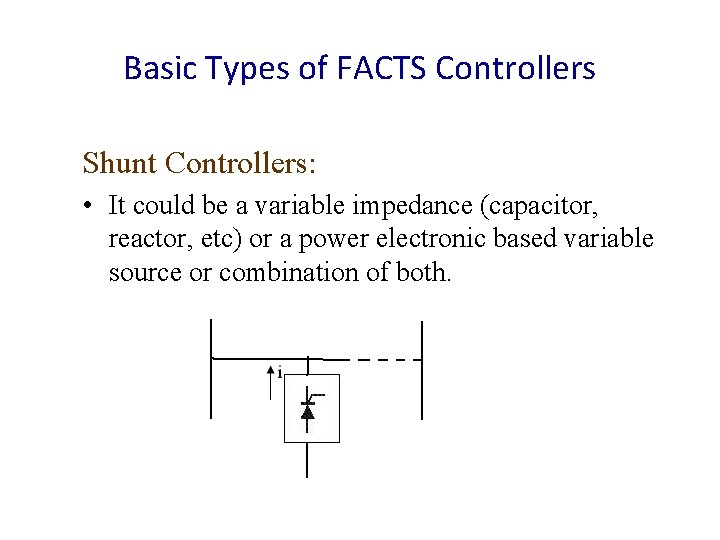 A Presentation On 1 FACTS Flexible AC Transmission