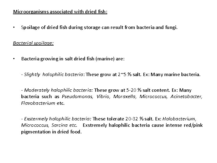Food preservation by drying Fish drying Small fishes