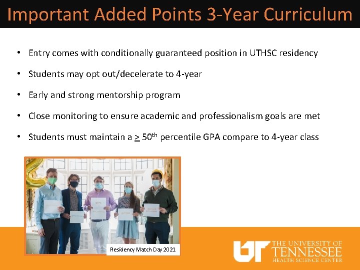 Medical Education Focus MD Program Three Year Curriculum