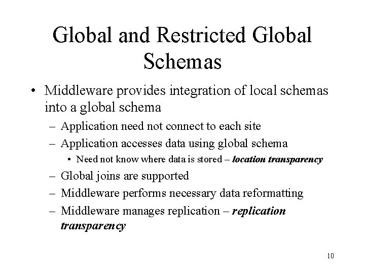 Distributed Databases Chapter 18 1 What is a