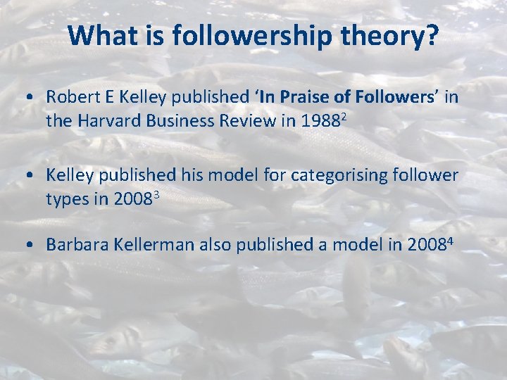 Developing classroom practice Learning lessons from leadership literature