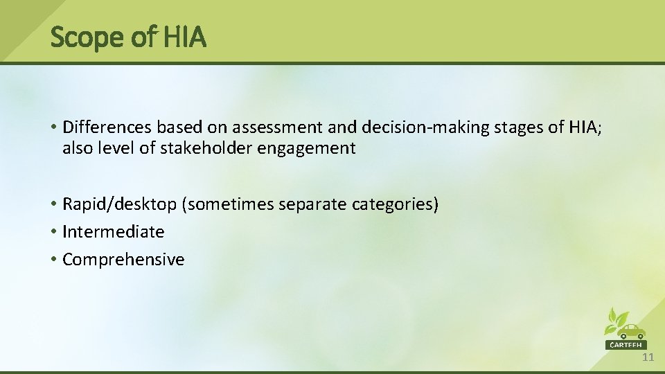 Lecture 37 Health Impact Assessment Keshia M Pollack