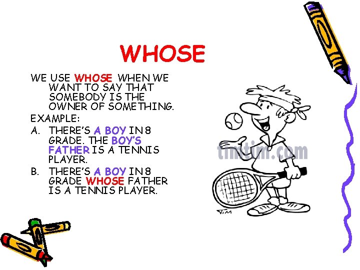 GRAMMAR RELATIVE PRONOUNS WHO IS SHE who is