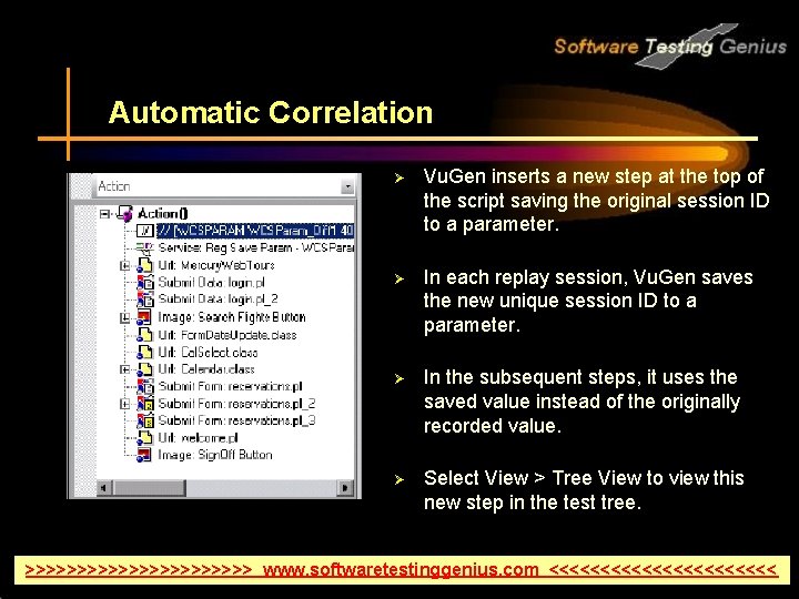 Understanding Correlation In HP Load Runner www softwaretestinggenius