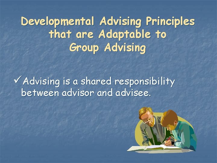 The Global Community for Academic Advising NACADA Executive