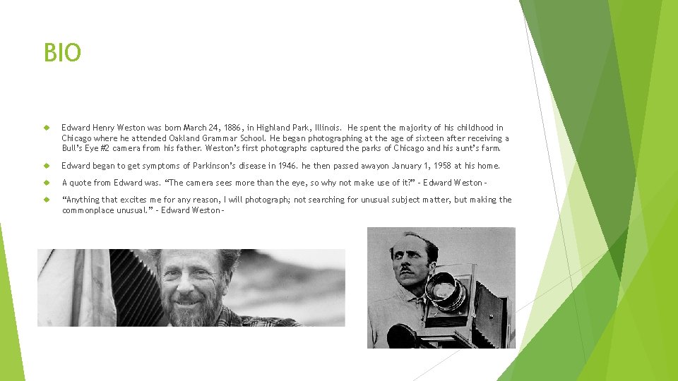 Edward Weston BY Whitney Nemelka Media 175 Principles