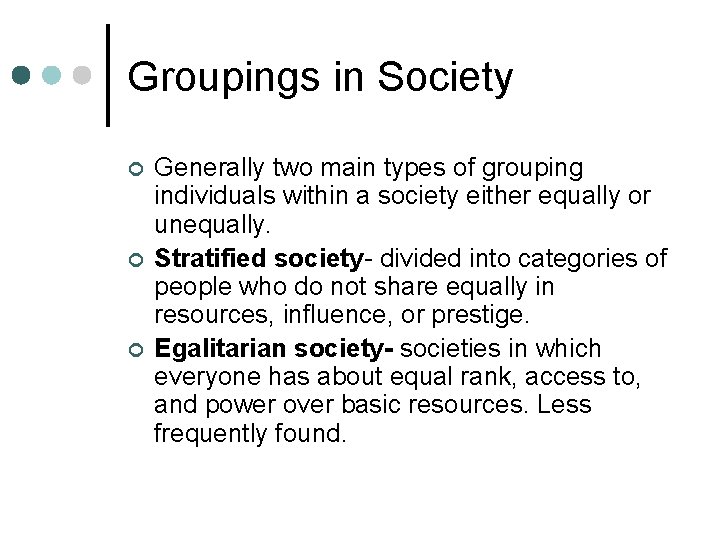 Chapter 22 Grouping by Gender Age Common Interest