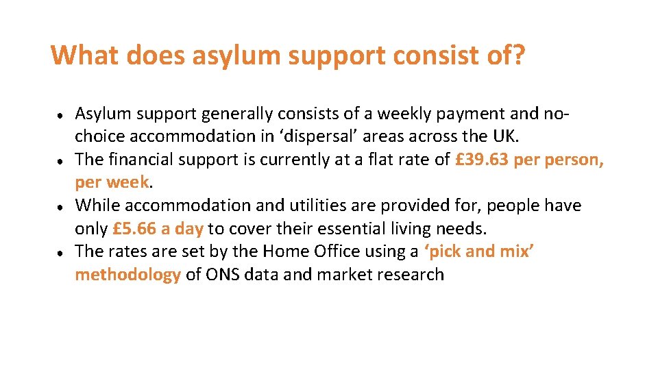 Locked into Poverty Asylum Support Rates Emma Birks