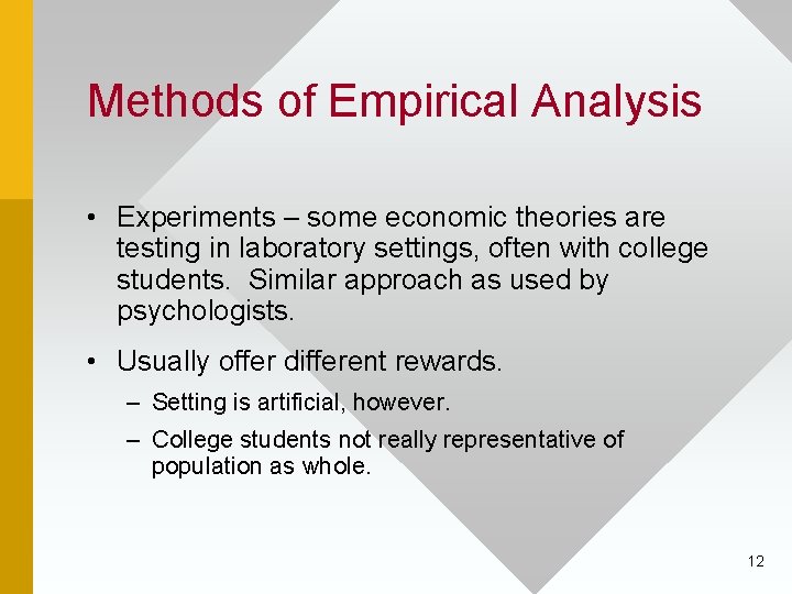 Chapter 2 Tools of Positive Analysis Public Economics