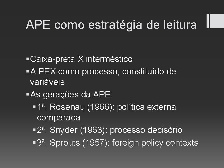 Introduo anlise de poltica externa captulos 1 e