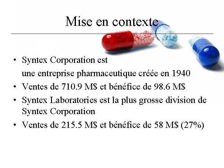 Syntex Laboratories Rmi et Emilie Plan de la