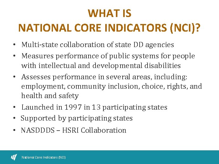 Understanding NCI Reports Sarah Taub NCI Webinar Series
