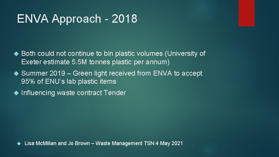 Dogma Contaminated Lab Plastics cannot be part of