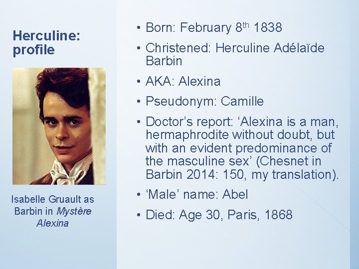 Translating Intersexuality Producing Multiple Readings with One BodyText