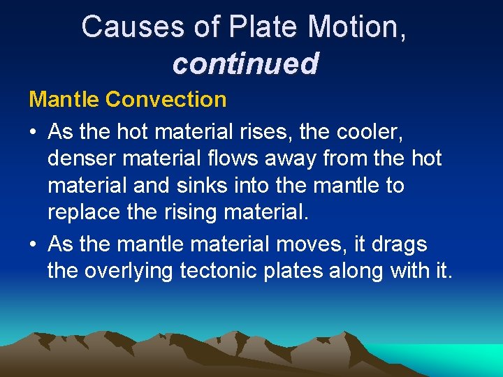 Section 2 Theory of Plate Tectonics Preview Objectives