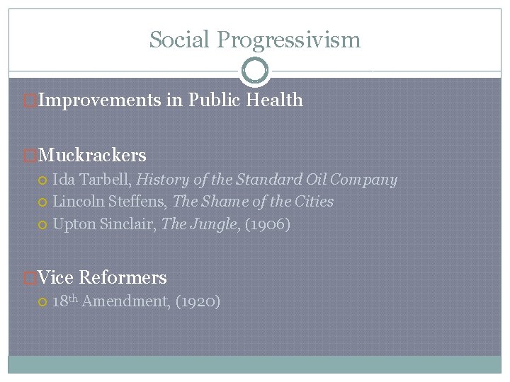 The Progressive Era Urban Poor How the Other