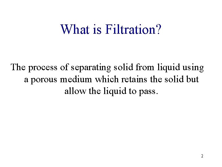 Filtration Reading Materials M Rhodes Introduction to Particle