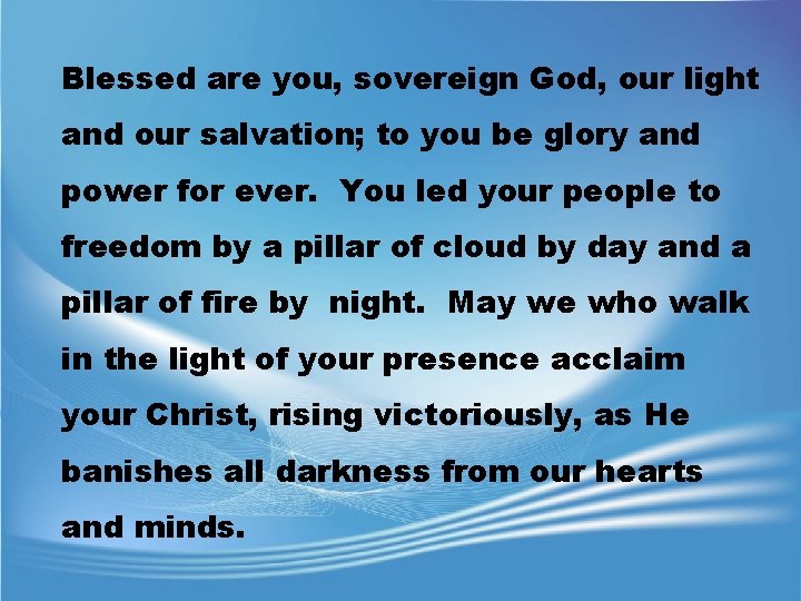 Welcome to Worship for Sunday 14 February 2021