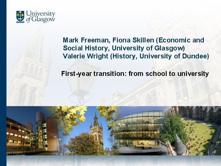 Mark Freeman Fiona Skillen Economic and Social History