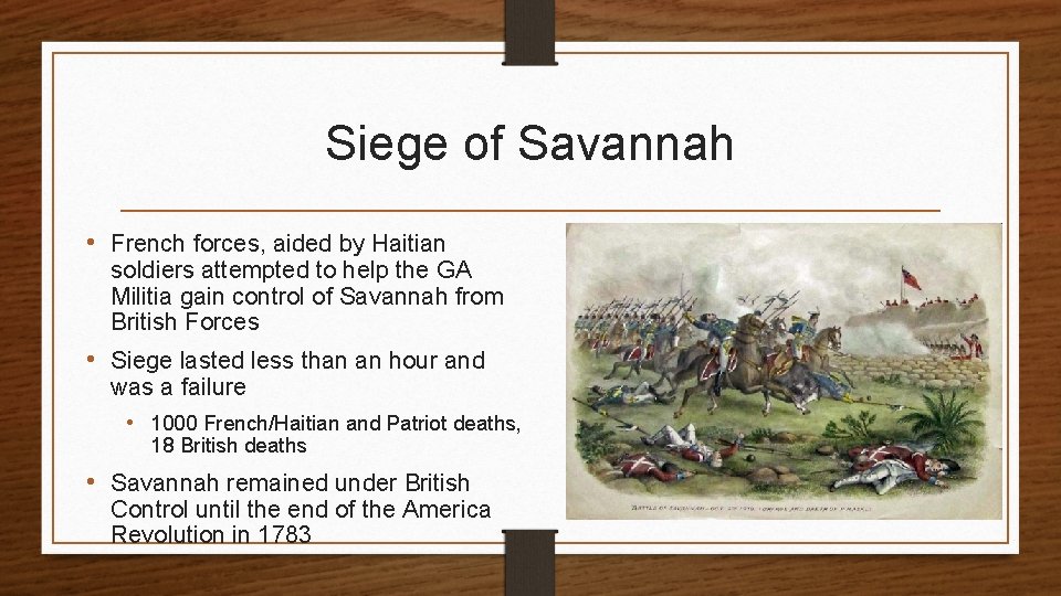 Important People and Events of the American Revolution