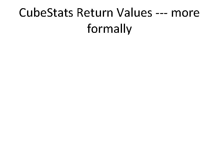 Introduction to Lab 3 LabCube StatsNew Jos Nelson