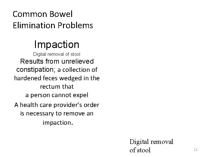 Bowel Elimination Organs of the Gastrointestinal GI Tract