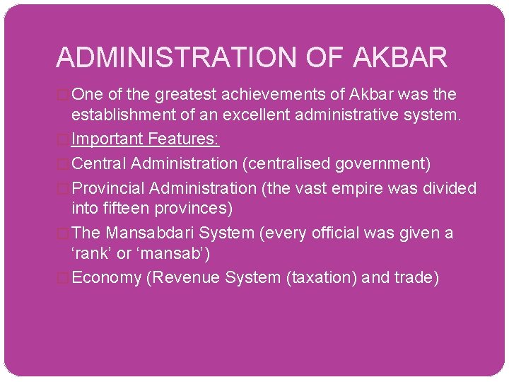 The Mughals AKBAR THE GREAT Grade 7 INTRODUCTION