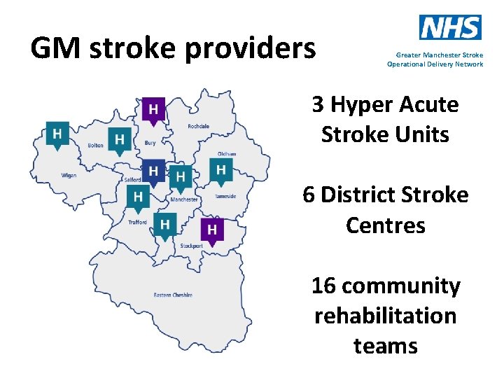 Greater Manchester Stroke Operational Delivery Network Centralising stroke