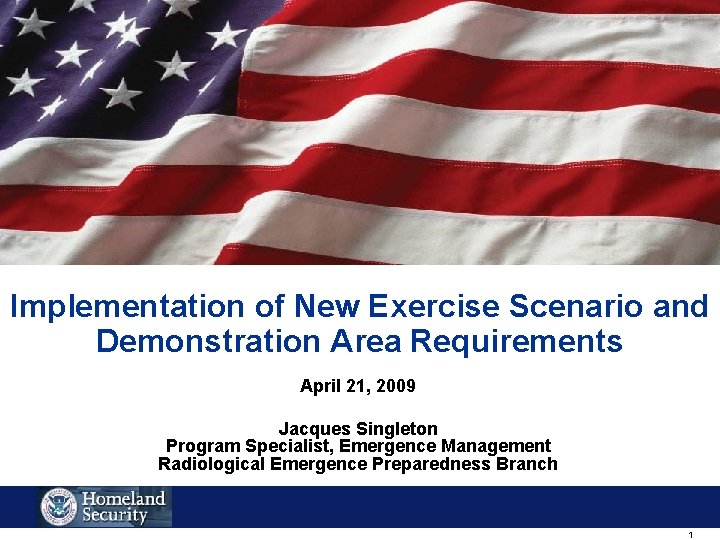 Implementation of New Exercise Scenario and Demonstration Area