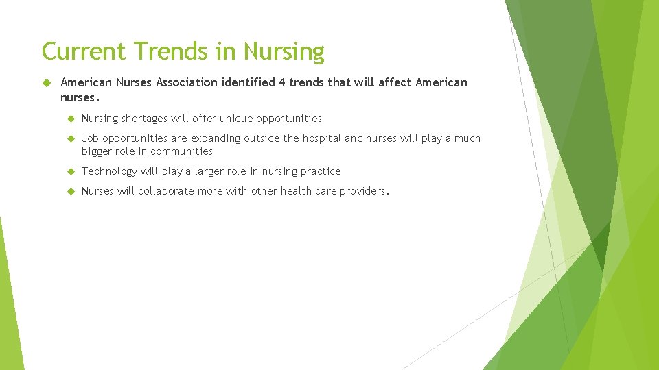 Introduction to Nursing Chapter 1 Fundamental of Nursing