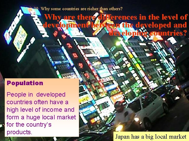 Unit 20 Why some countries are richer than
