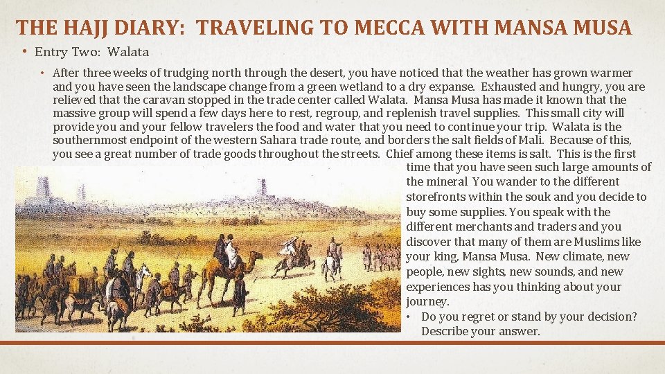 THE HAJJ DIARY TRAVELING TO MECCA WITH MANSA