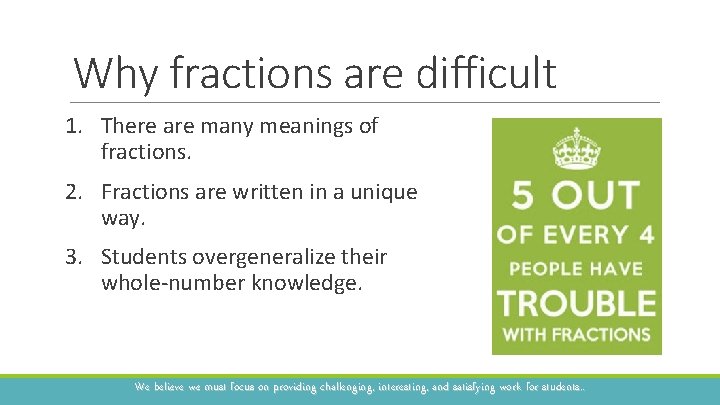 Building Numeracy Fractions and Decimals GRADES 3 5