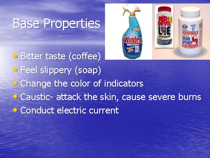 Chapter 19 Acids and Bases Sections 19 1