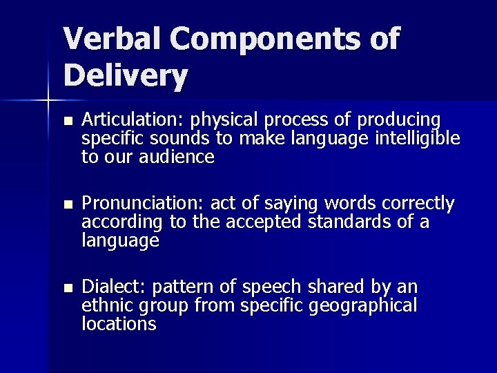 Delivering Your Speech You can do it Delivery