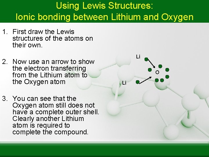 Chemistry Ionic Compounds Ionic Compounds Recall Ions on