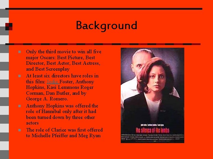 Silence Of The Lambs part 1 Student Edition