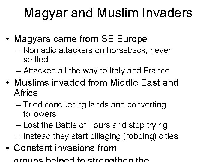 New Kingdoms of Europe after the Fall of