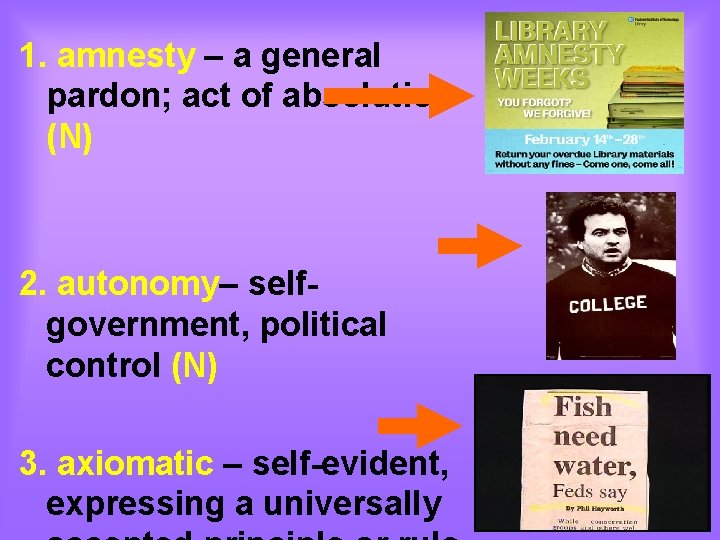 EQ How can I use vocabulary to improve