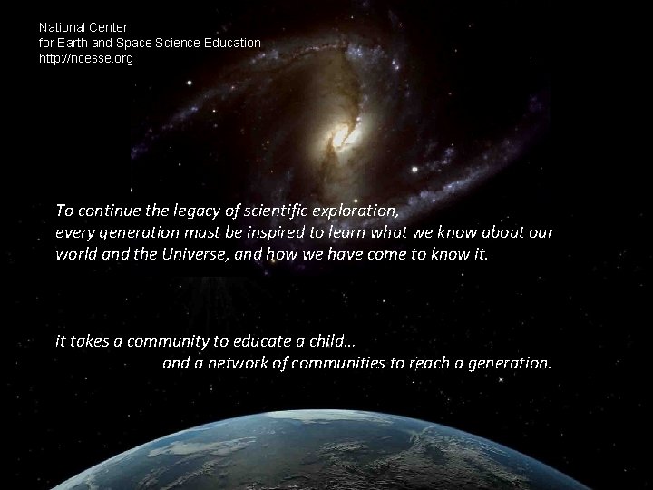 National Center for Earth and Space Science Education