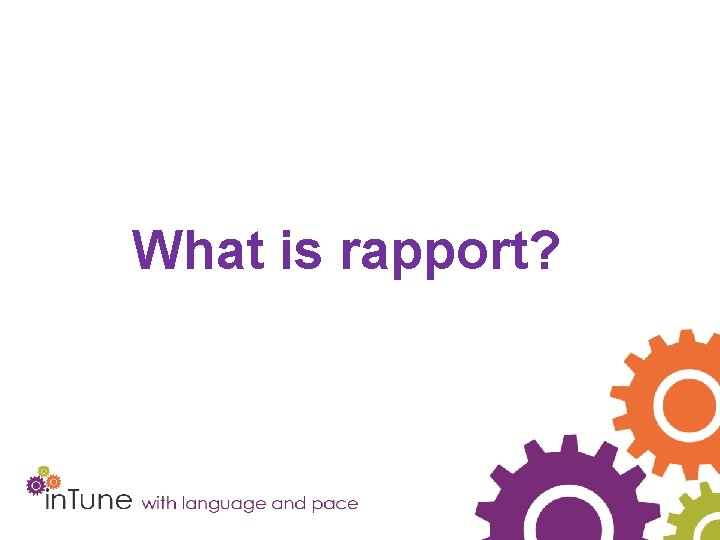 Language and Pace Why are we here Connecting