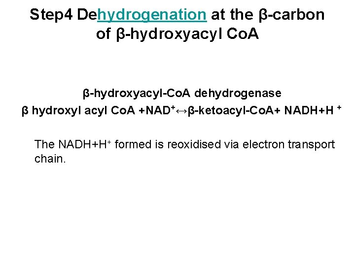 UNIT 4 2 METABOLISM OF FAT METABOLISM OF