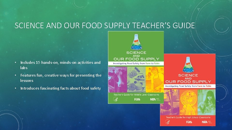 SCIENCE AND OUR FOOD SUPPLY US FOOD AND