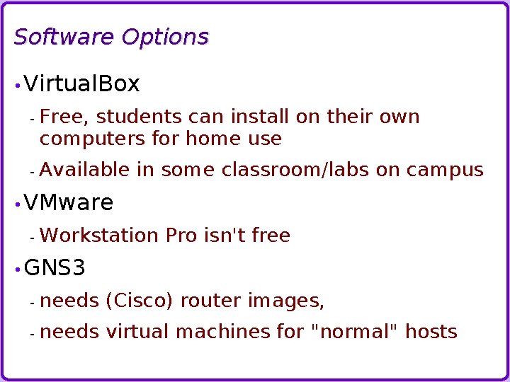 VirtualMachineBased Network Exercises for Introductory Computer ...